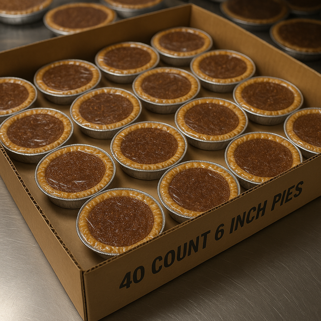 6" Pies Case (40 Count Minimum) – Pure Love Pies